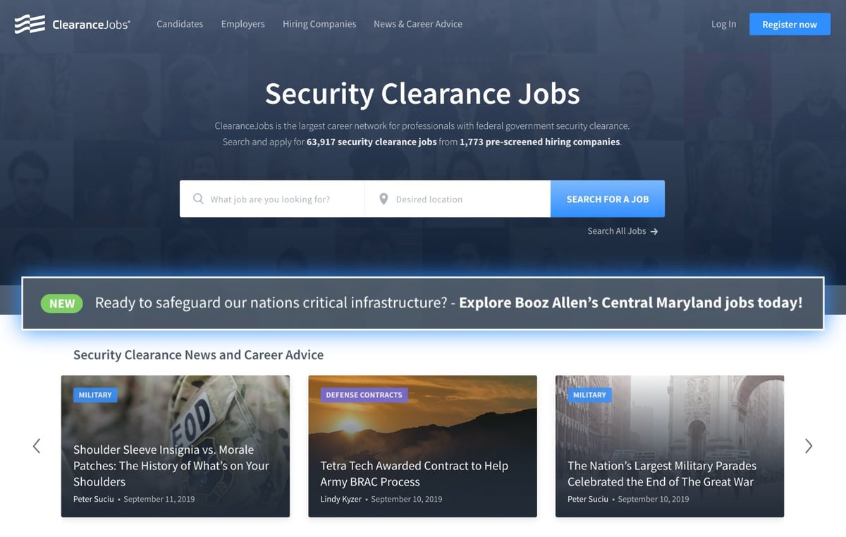 Site Advertising - ClearanceJobs Employer Information Center